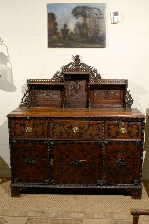 Black Forest Hand-Carved Buffet For Sale at 1stDibs