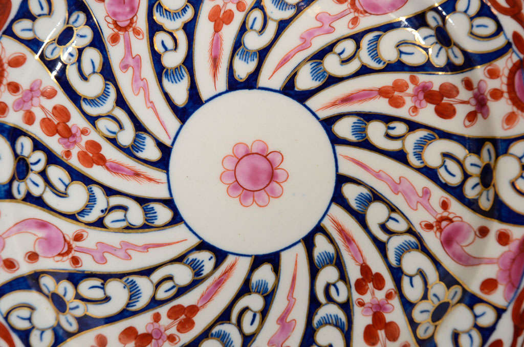 A Set of Dishes: Dozen Worcester Queen Charlotte Pattern Dessert Dishes ...