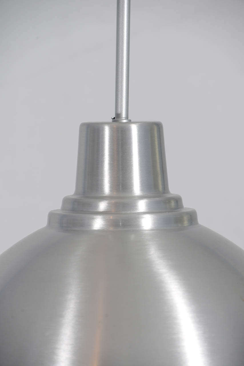 Spun Aluminum Downlight Pendant For Sale at 1stdibs