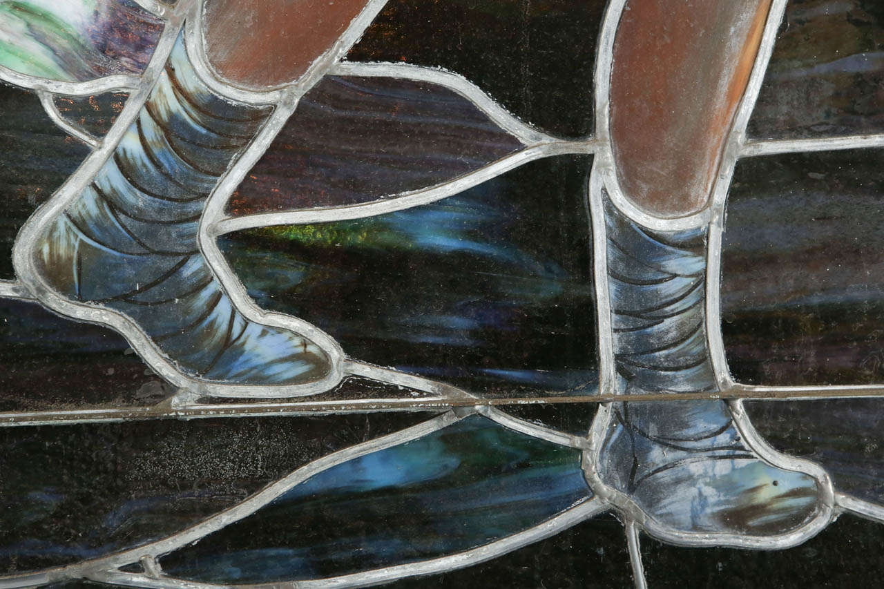 "Sower and the Seed" Stained Glass Window For Sale at 1stDibs