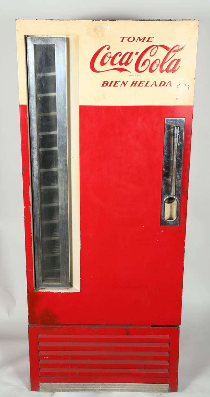 Vintage Coca Cola Machine from Argentina For Sale at 1stDibs | 70s coke ...