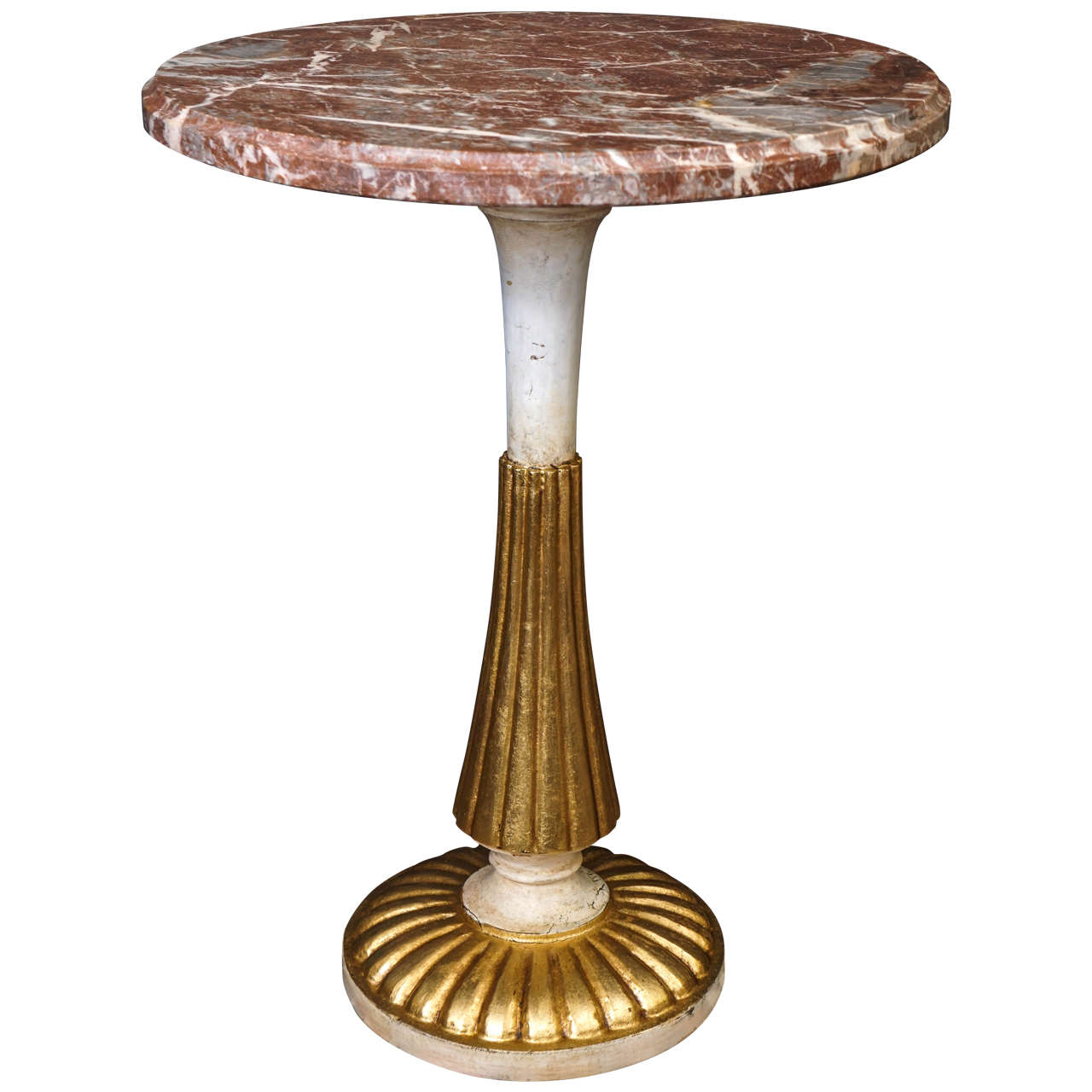 Low Mid Century Italain Marble Topped Smoking Table at 1stDibs