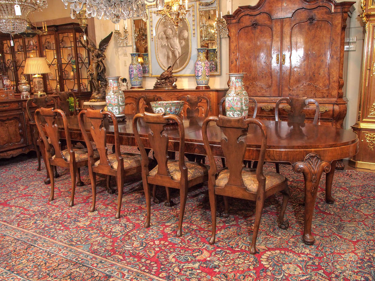 Antique English Walnut Fine Quality Dining Table, circa 1890-1900 at ...