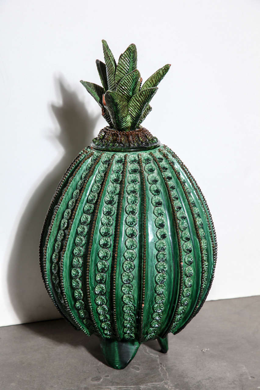 Mexican Handcrafted Pottery Pineapple from Morelia at 1stDibs | mexican ...