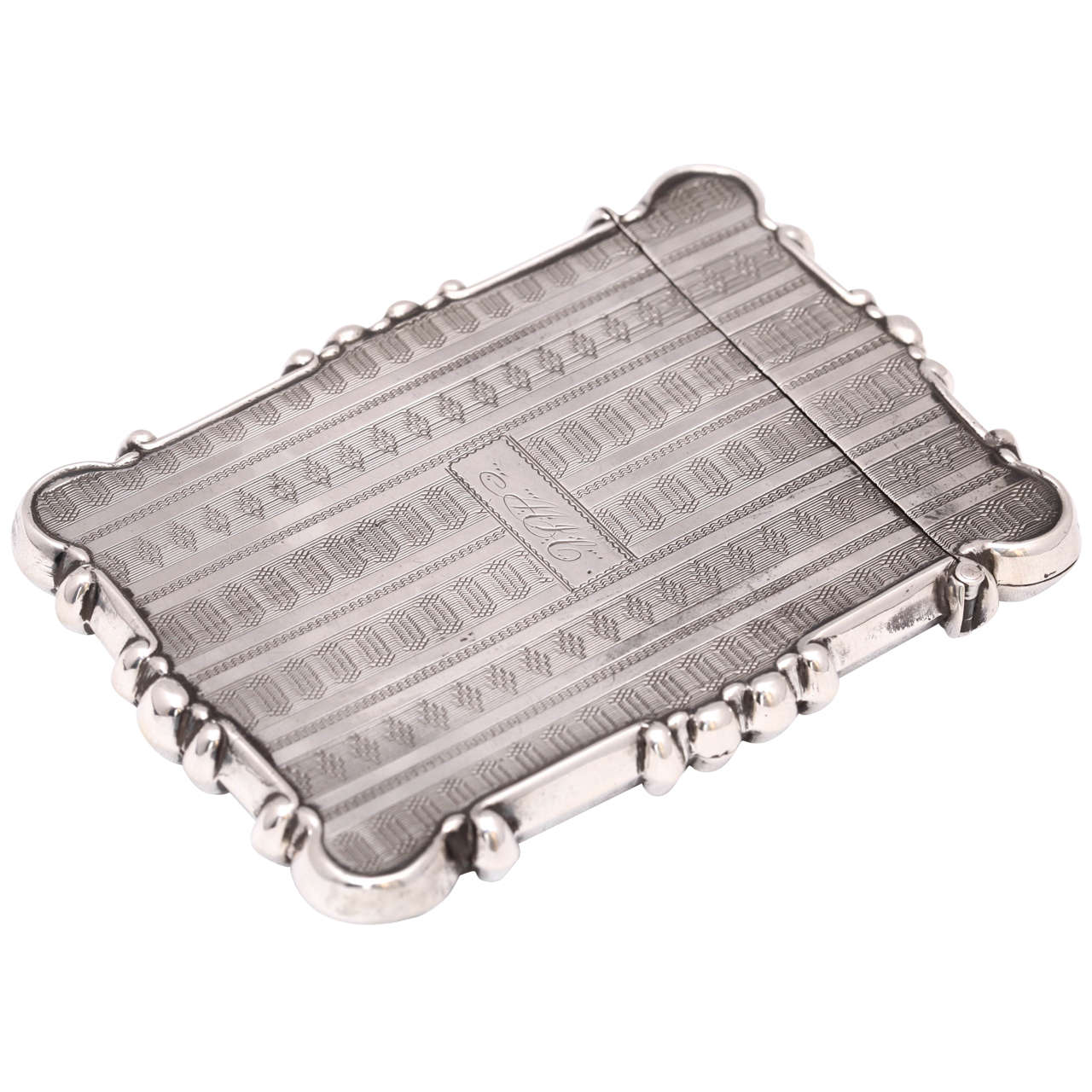 Victorian Coin Silver '.900' Calling Card/Business Card Holder by ...