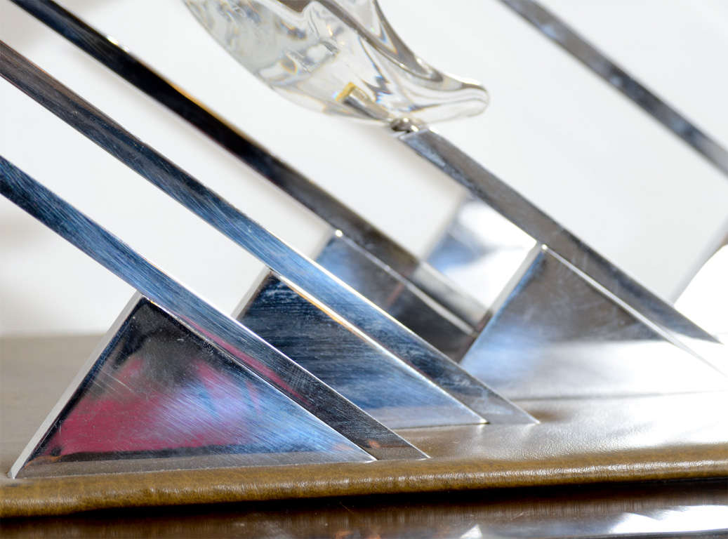 Vintage Sculpture of Birds in Flight by Daum at 1stDibs