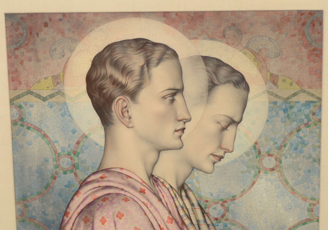 Alexandro De Canedo "The Neophytes" (1933) Watercolor at 1stDibs ...