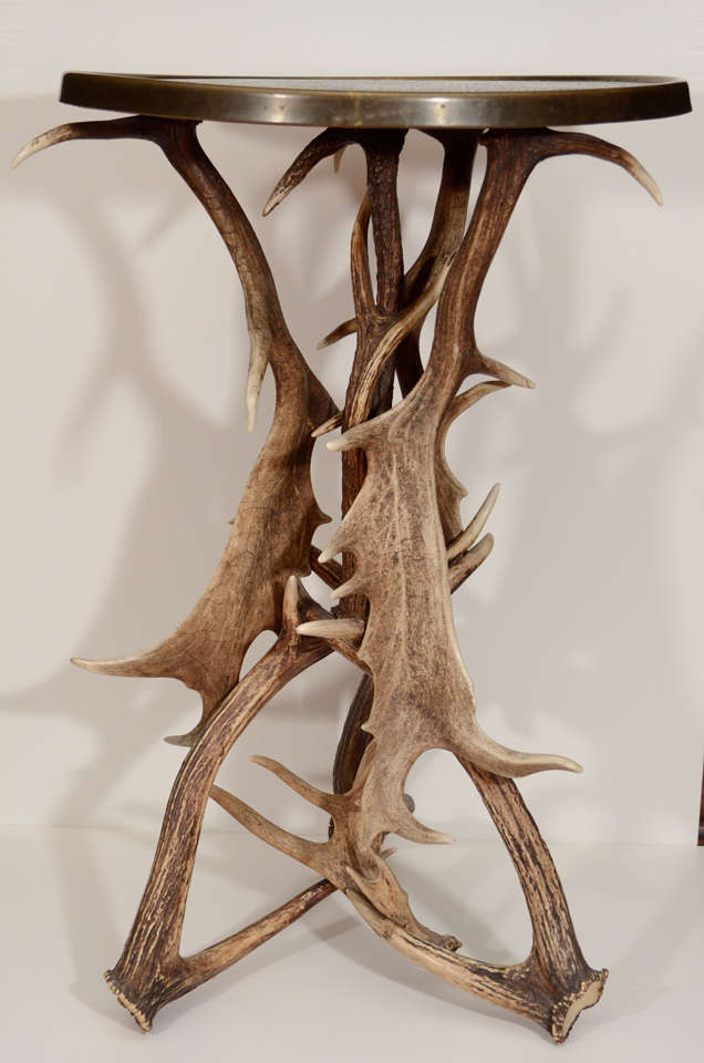 A 19th Century German Antler Table at 1stDibs
