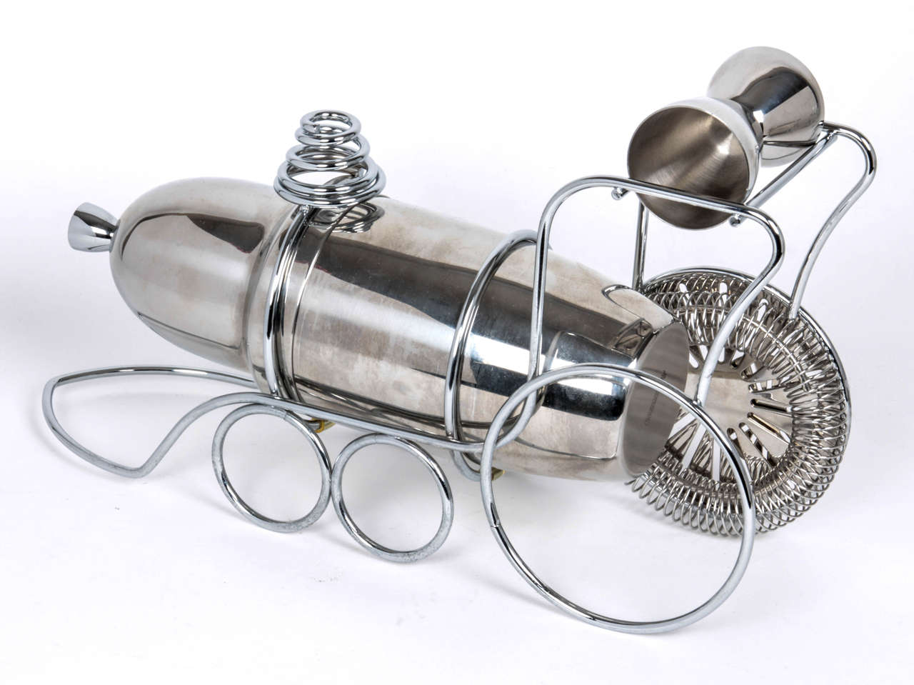 Vintage Train Cocktail Set For Sale at 1stDibs