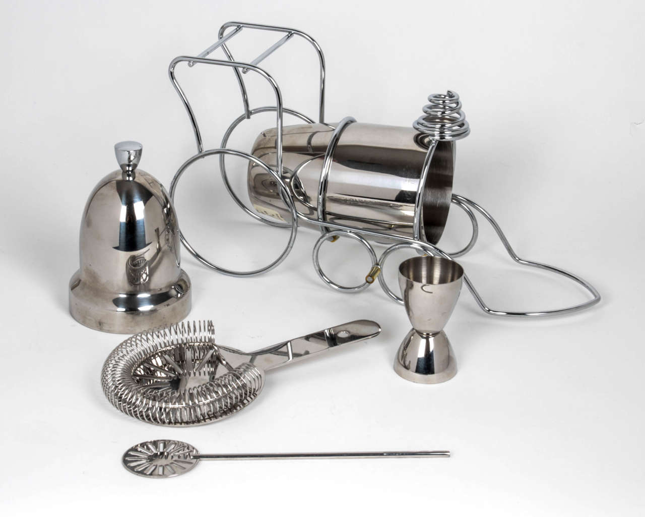 Vintage Train Cocktail Set For Sale at 1stDibs