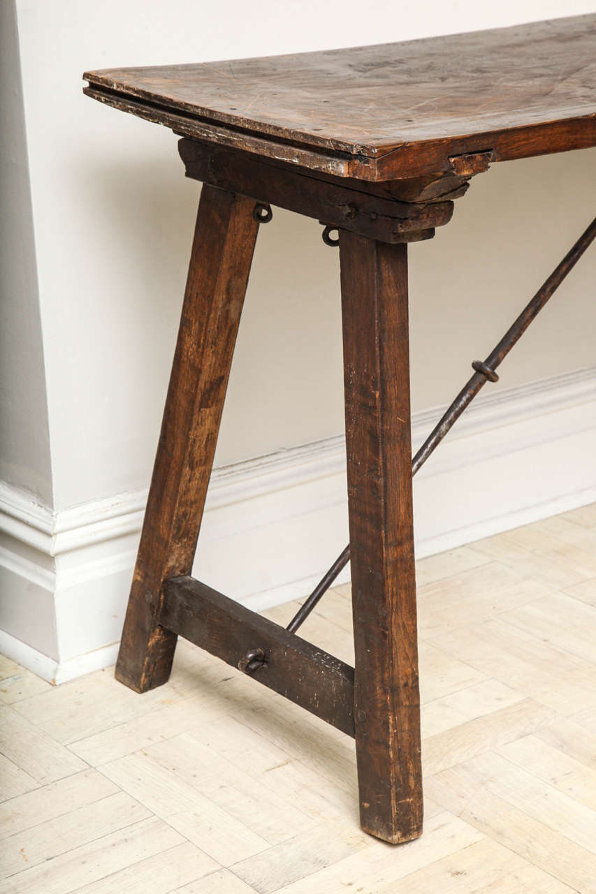 18th Century Trestle Side Table For Sale at 1stDibs