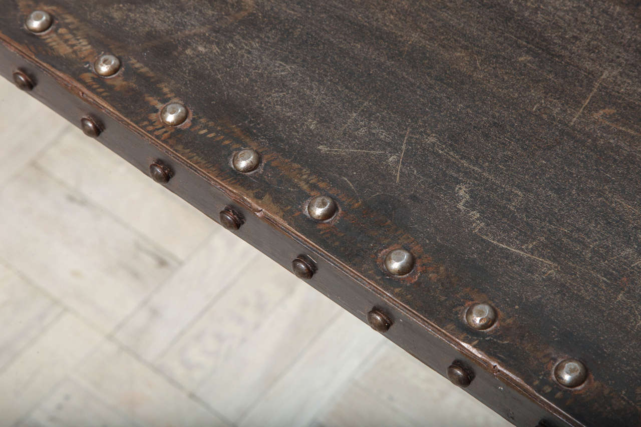 20th Century Studded Console Table at 1stDibs