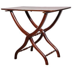 19th Century Mahogany Folding Coach Table. at 1stdibs