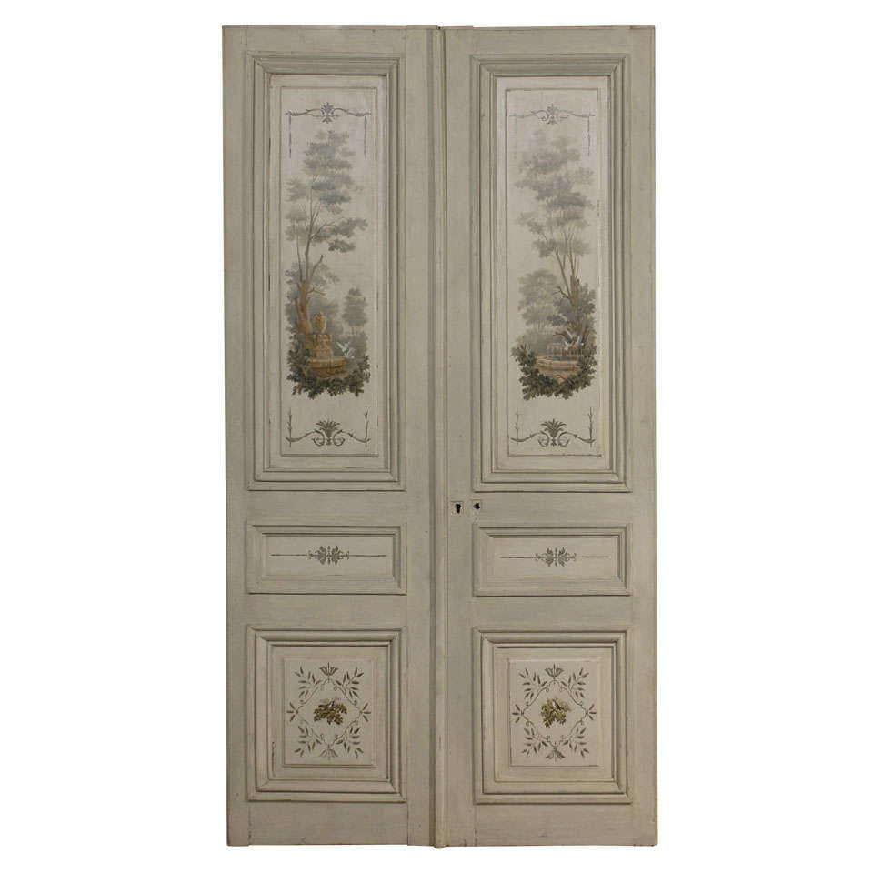 19th.c French Parisian Louis XVI style doors For Sale at 1stDibs