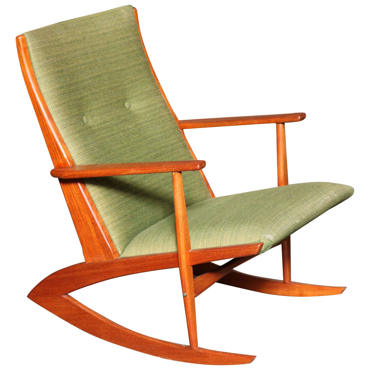 Mid-century Danish Teak Rocking Chair, 1960s | atelier-yuwa.ciao.jp