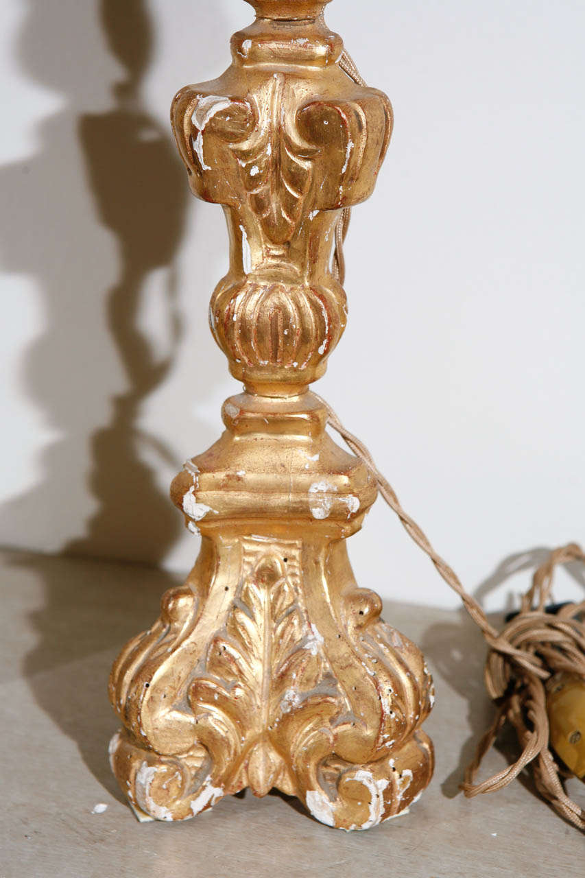 Pair of Small French Candlestick Lamps For Sale at 1stDibs | small ...
