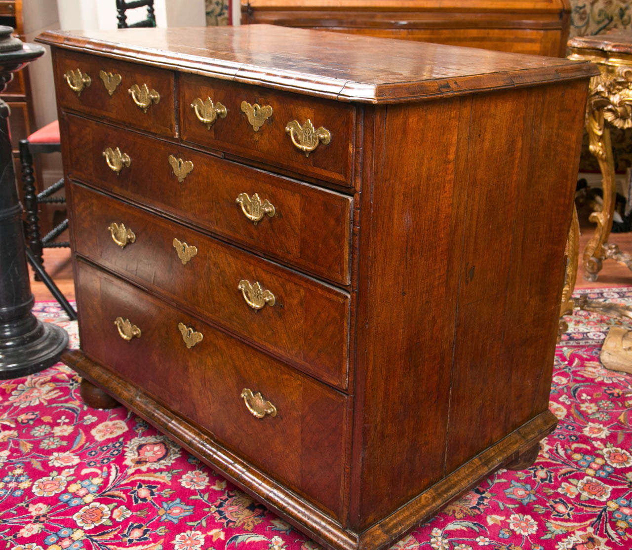 Queen Anne Period Walnut Chest, circa 1700 at 1stDibs