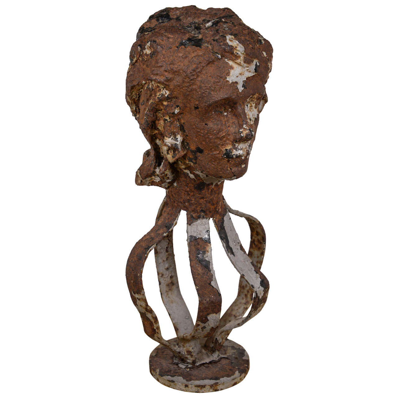 Cast Iron Bust at 1stDibs