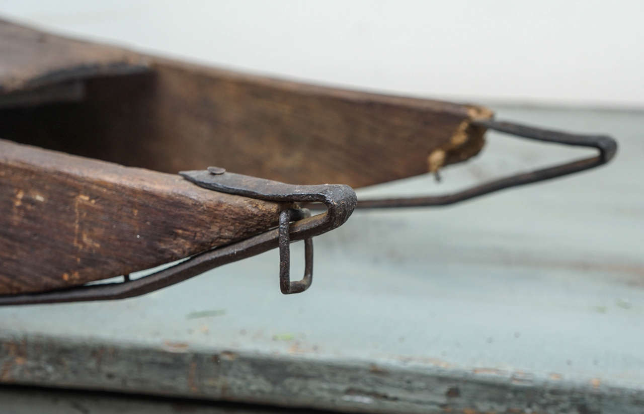 American Wooden Antique Sled at 1stDibs