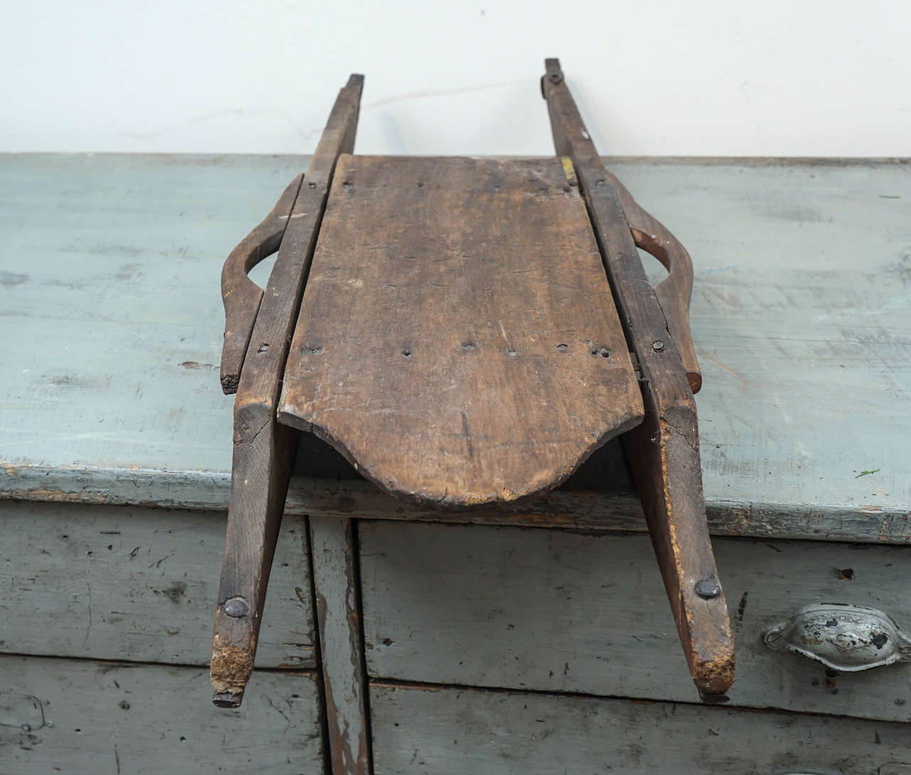 American Wooden Antique Sled at 1stDibs