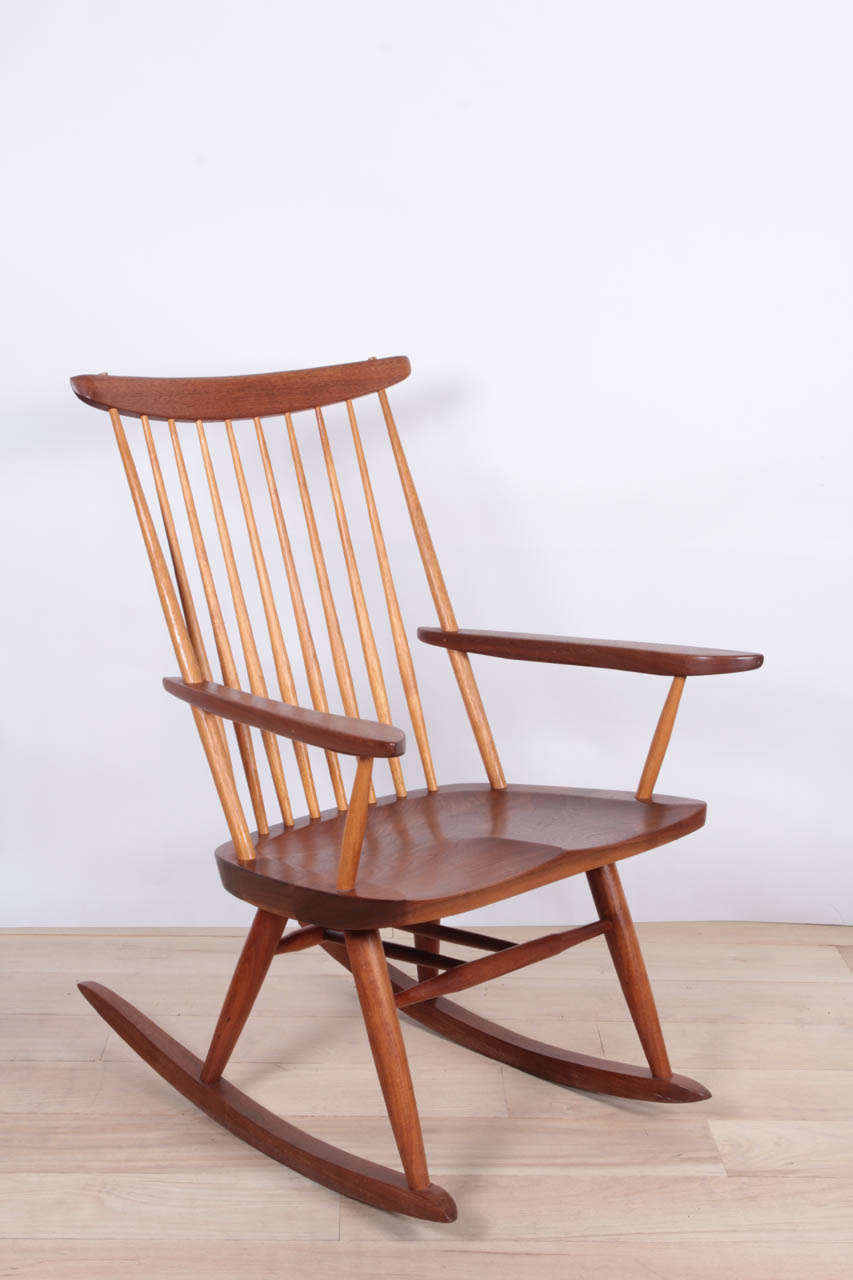 George Nakashima Rocker For Sale at 1stDibs | george nakashima rocking ...