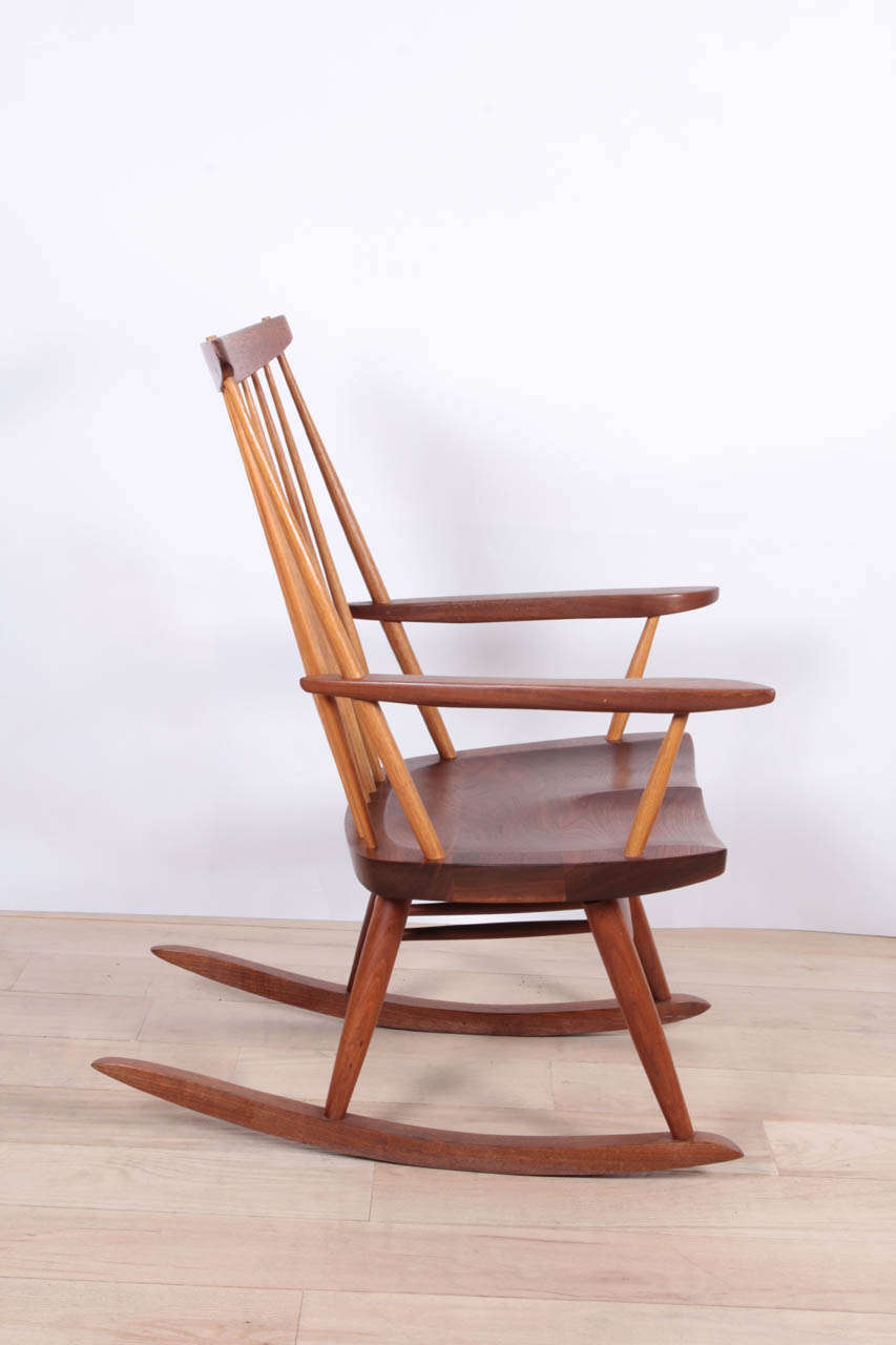George Nakashima Rocker For Sale at 1stDibs | george nakashima rocking ...