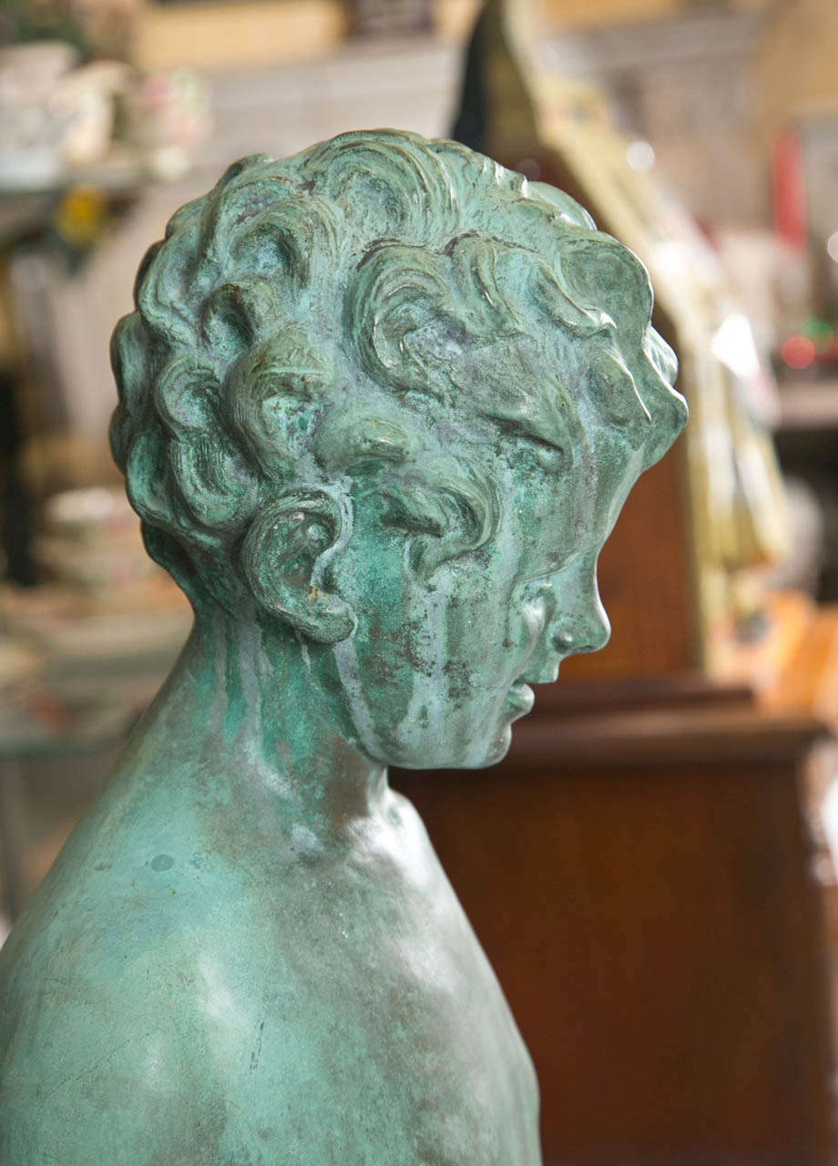 Bronze Fountain - Pee Pee Boy at 1stDibs | boy peeing statue for sale, peeing boy fountain for ...