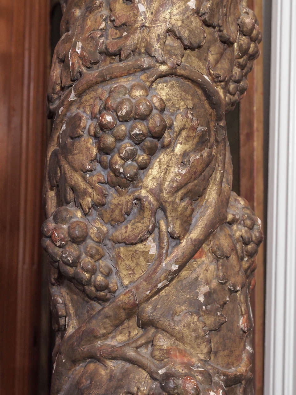 Pair of 17th Century Solomonic Columns For Sale at 1stDibs