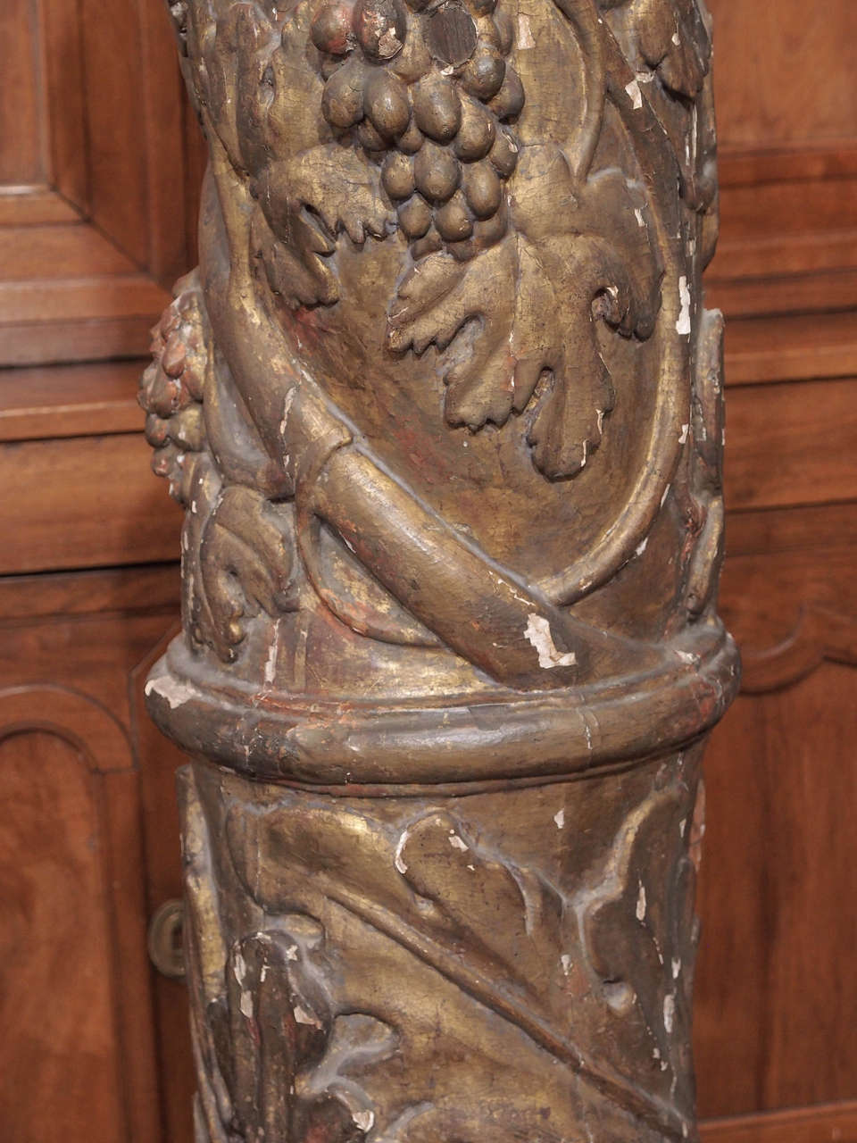 Pair of 17th Century Solomonic Columns For Sale at 1stDibs