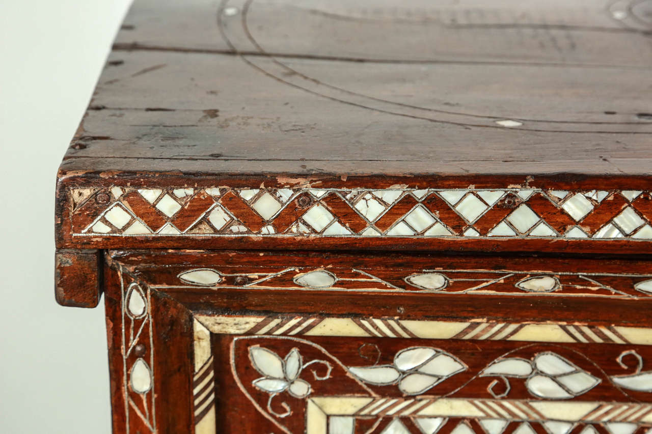 19th Century Syrian Mosaic Wedding Trunk at 1stDibs | syrian mosaic ...