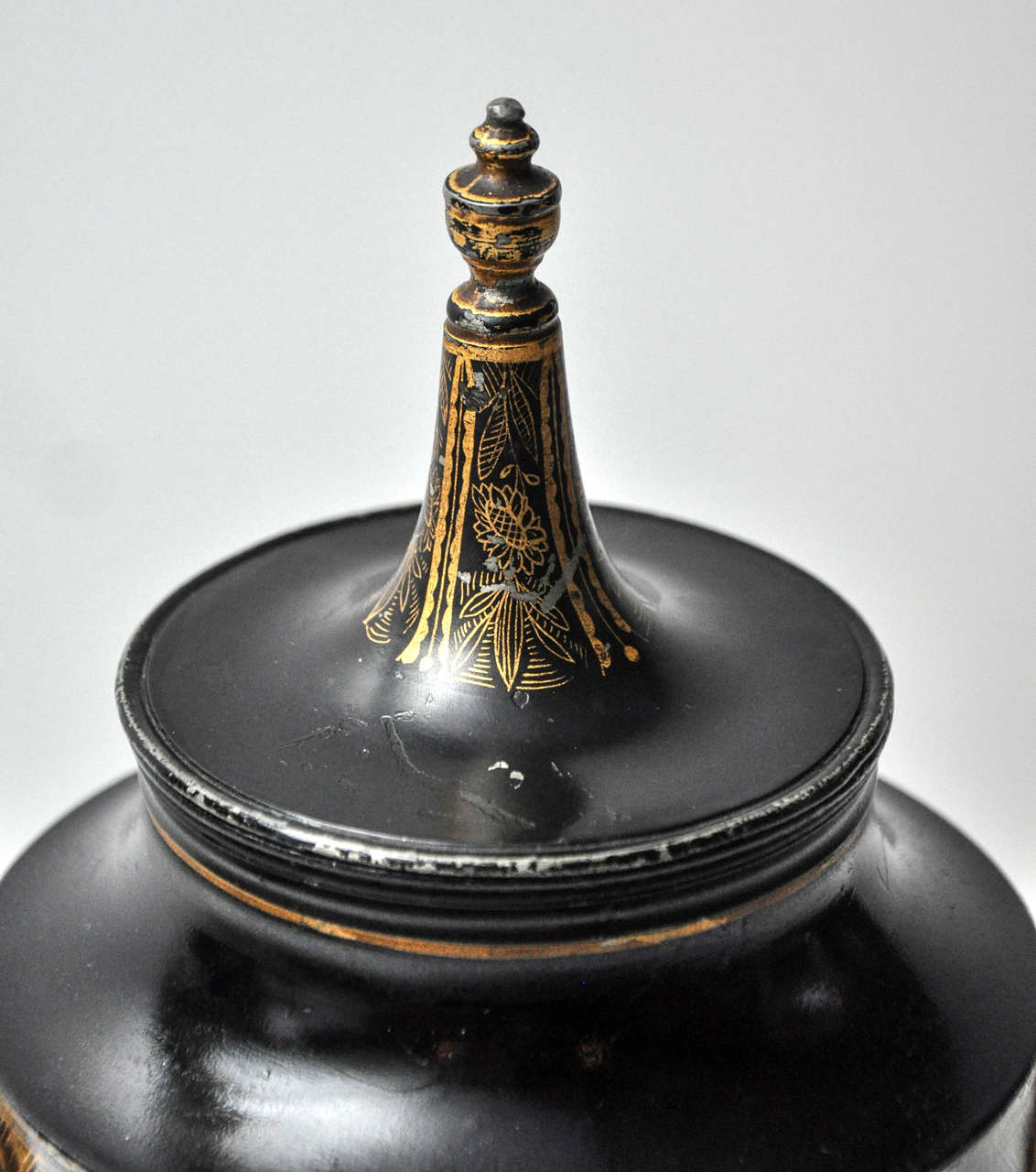 Black Lacquered Pewter Hot Water Pot, Dutch, circa 1820 at 1stDibs