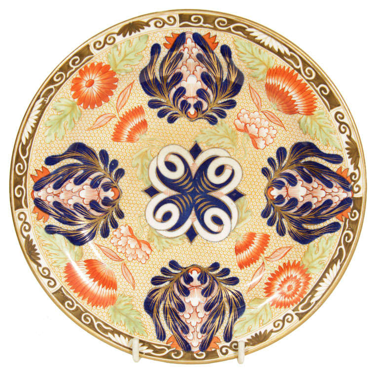 A Set of Dishes: Dozen Wedgwood Chrysanthemum Pattern Dessert Dishes at ...