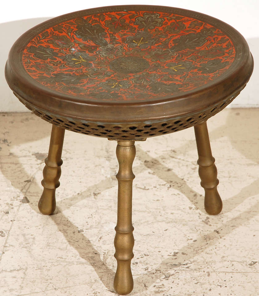 Assortment of Vintage and Moroccan Brass Stools at 1stDibs | moroccan ...