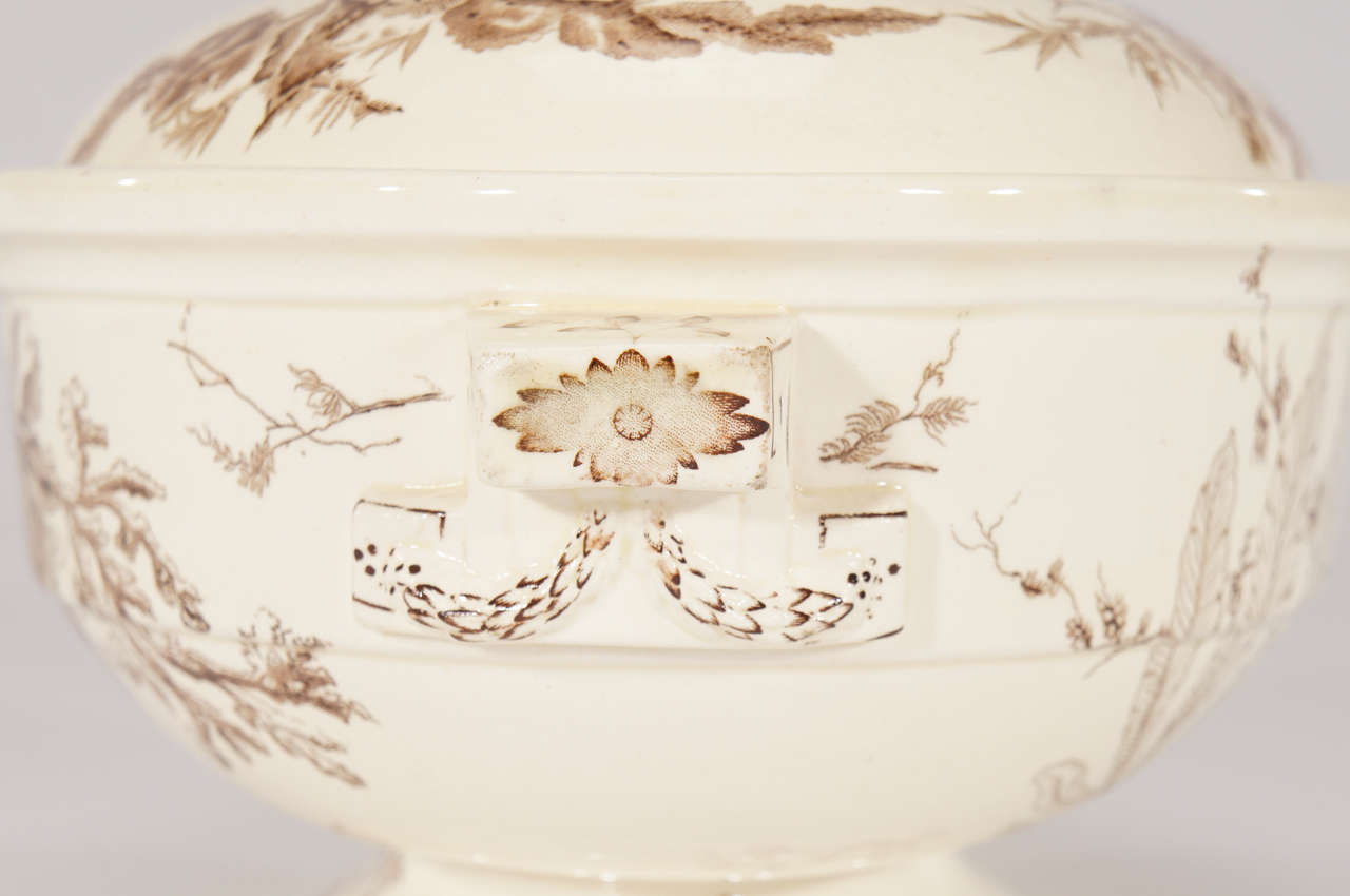 Wedgwood "Aesthetic Movement" Creamware Soup Tureen at 1stDibs