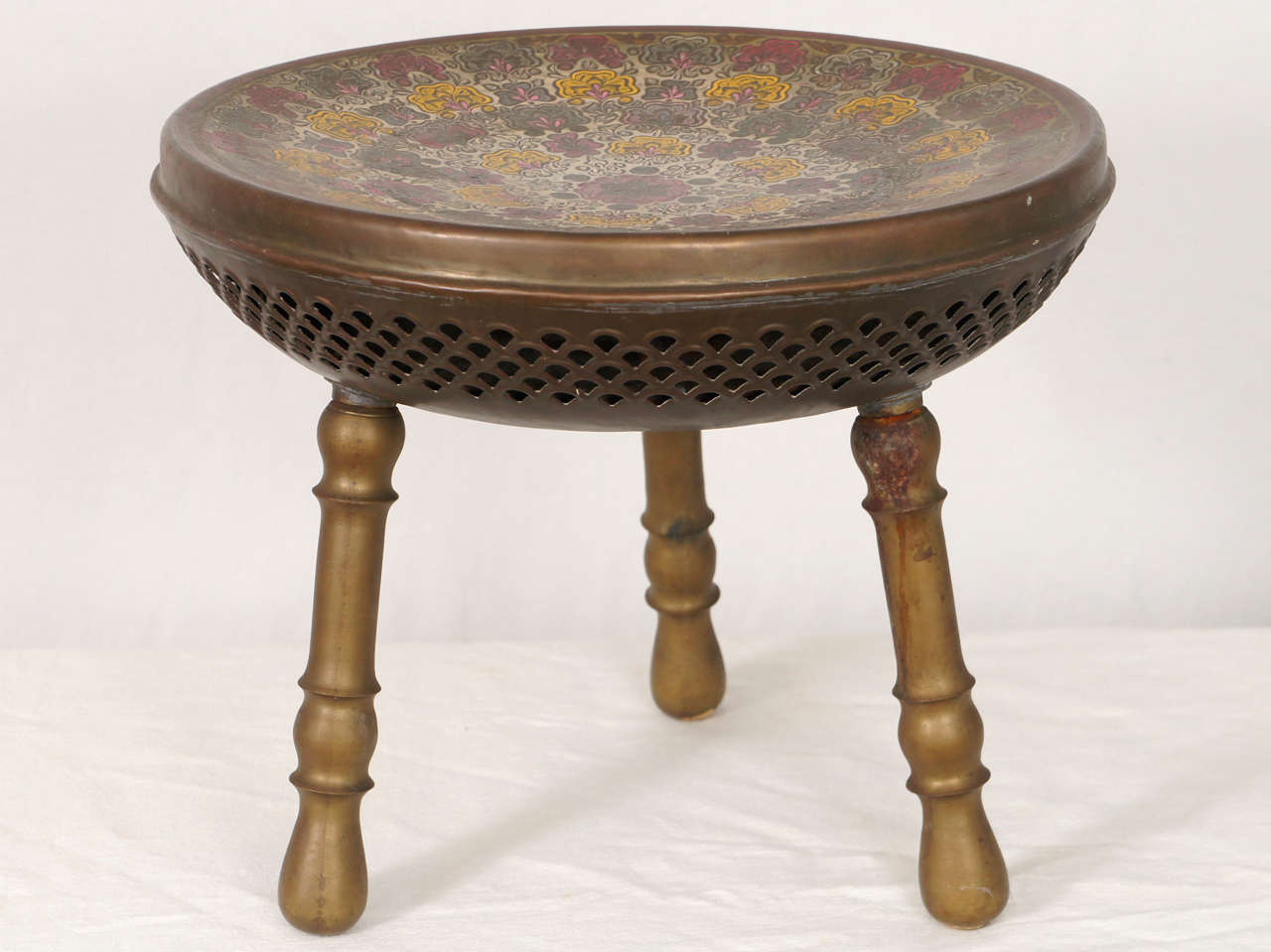 Wonderful Bronze Stool, Seat or Warmer For Sale at 1stDibs