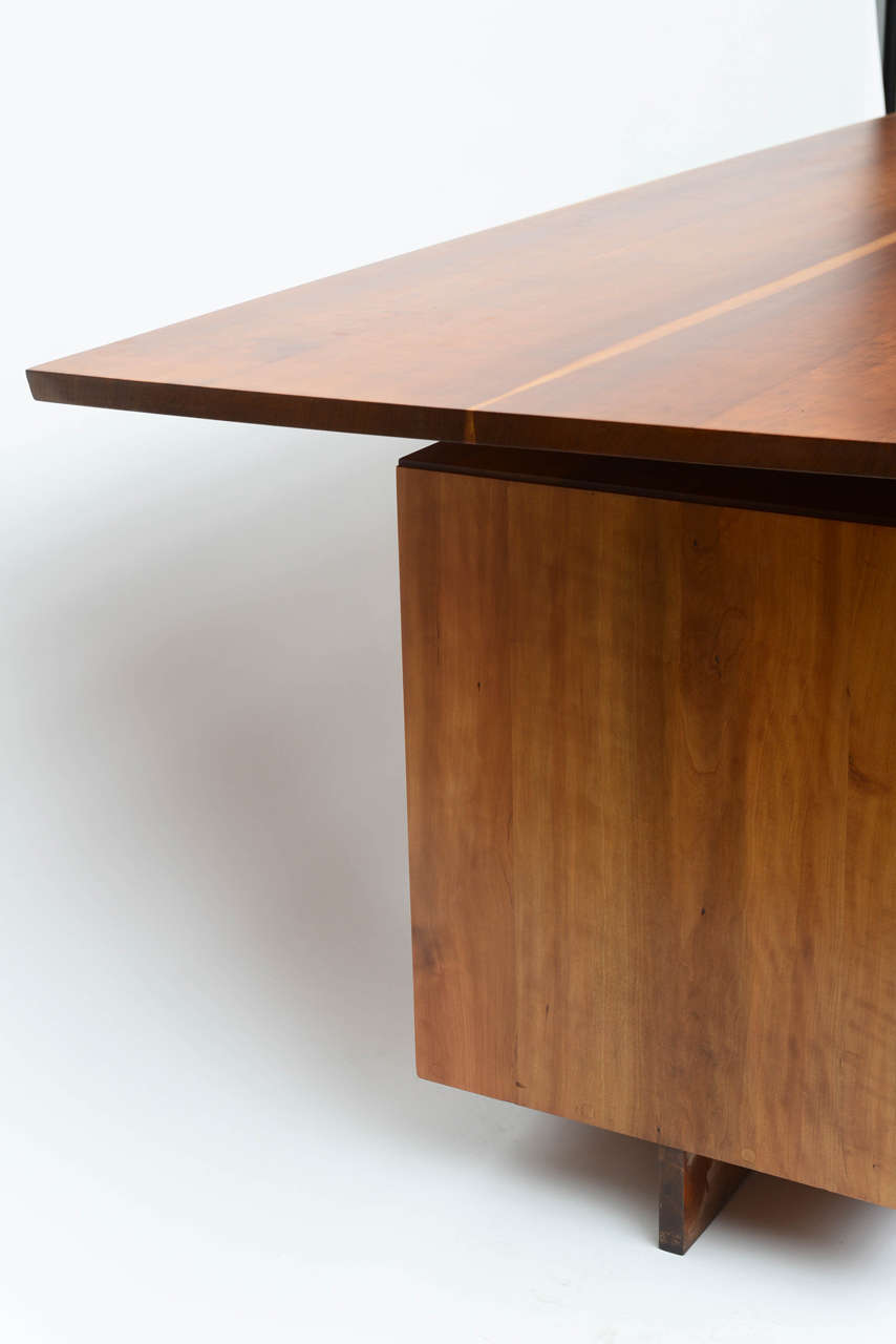 George Nakashima Double Pedestal Desk at 1stDibs