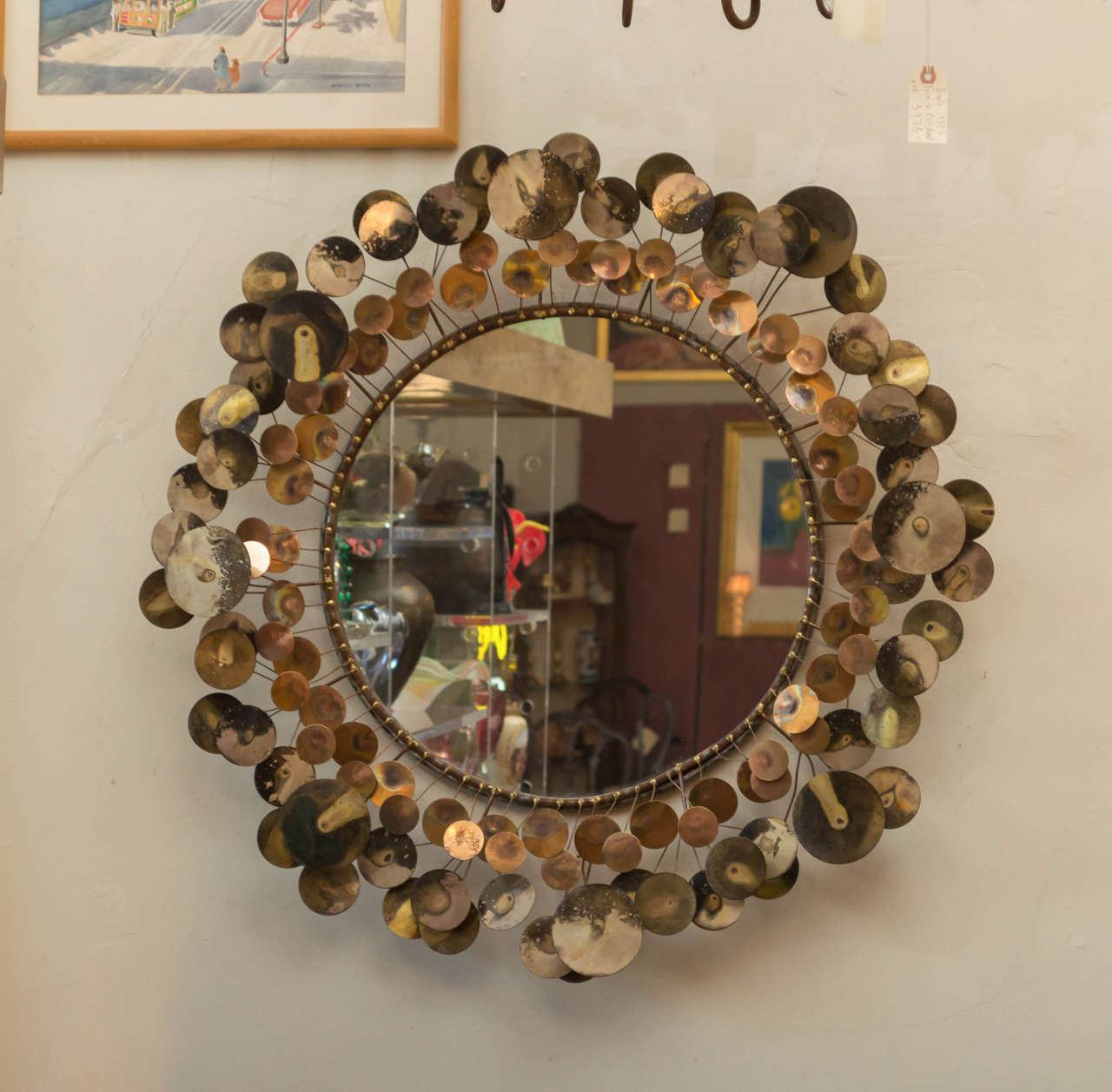 C. Jere Raindrops Wall Mirror Artisan House at 1stDibs
