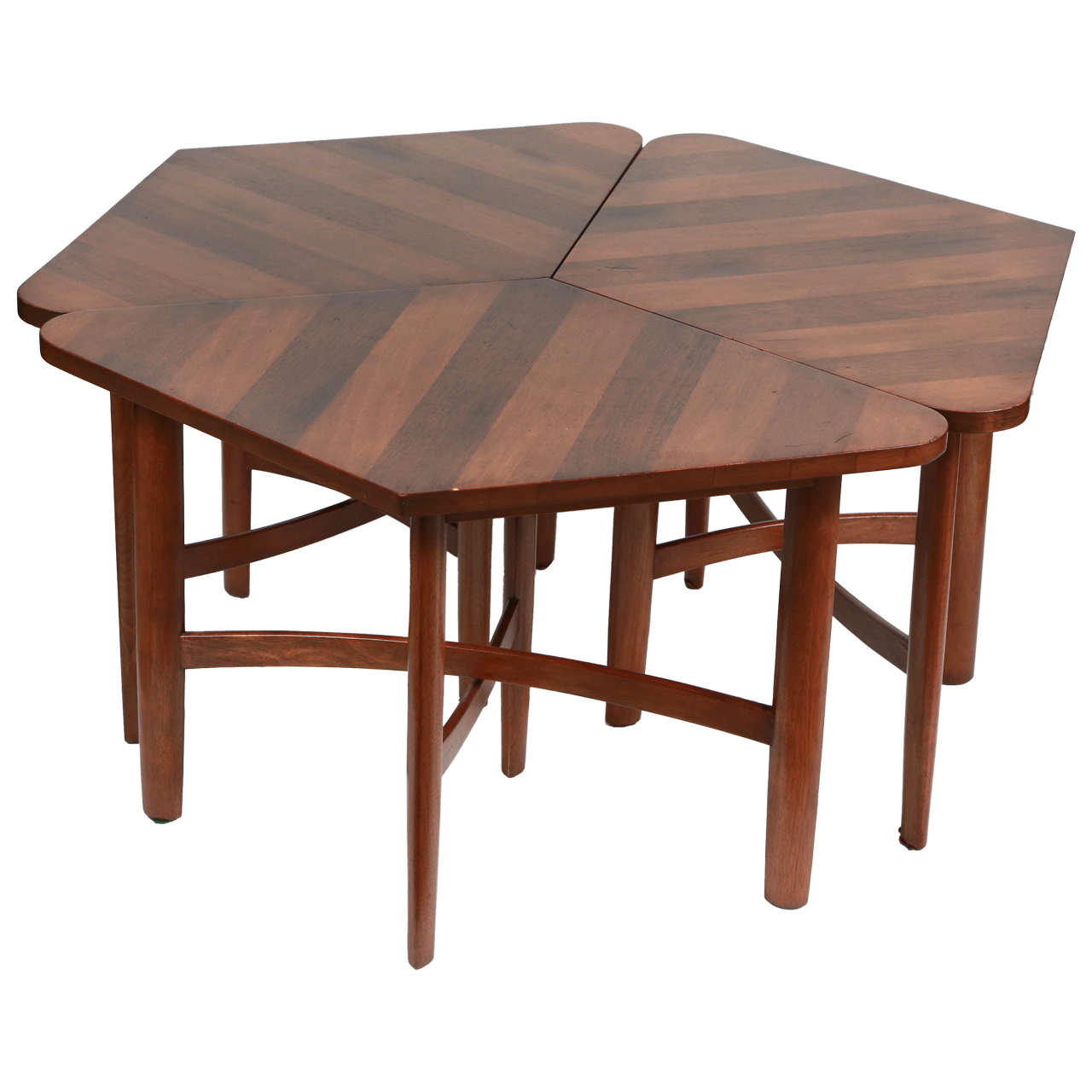 Barney Flagg for Drexel Parallel Tables at 1stDibs