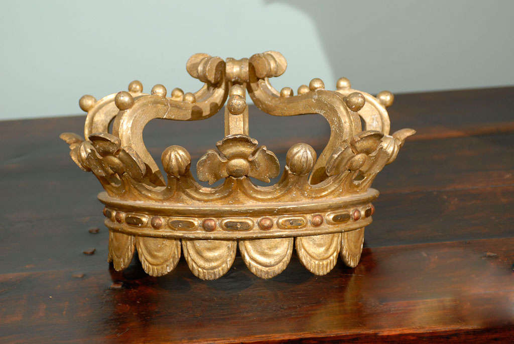 Gilded Italian Crown - SOLD at 1stDibs