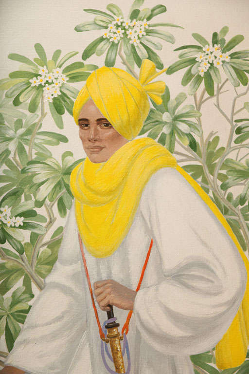A Signed Oil on Canvas by American Artist Charles Baskerville at 1stDibs