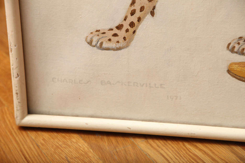 A Signed Oil on Canvas by American Artist Charles Baskerville at 1stDibs