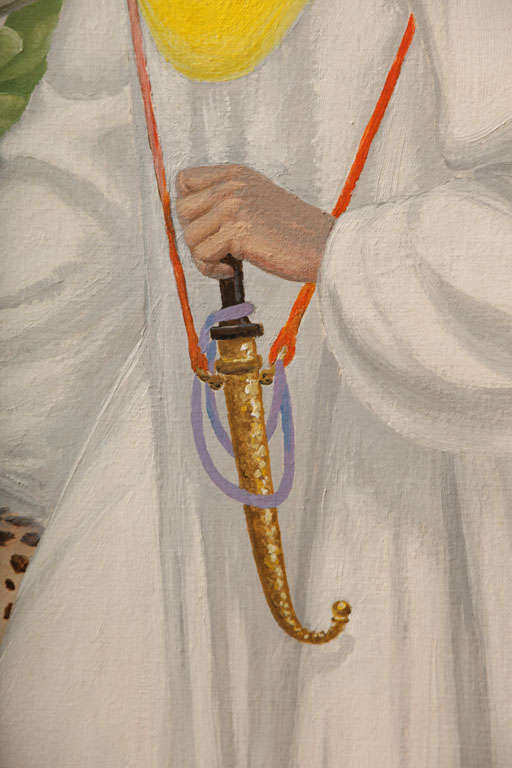 A Signed Oil on Canvas by American Artist Charles Baskerville at 1stDibs