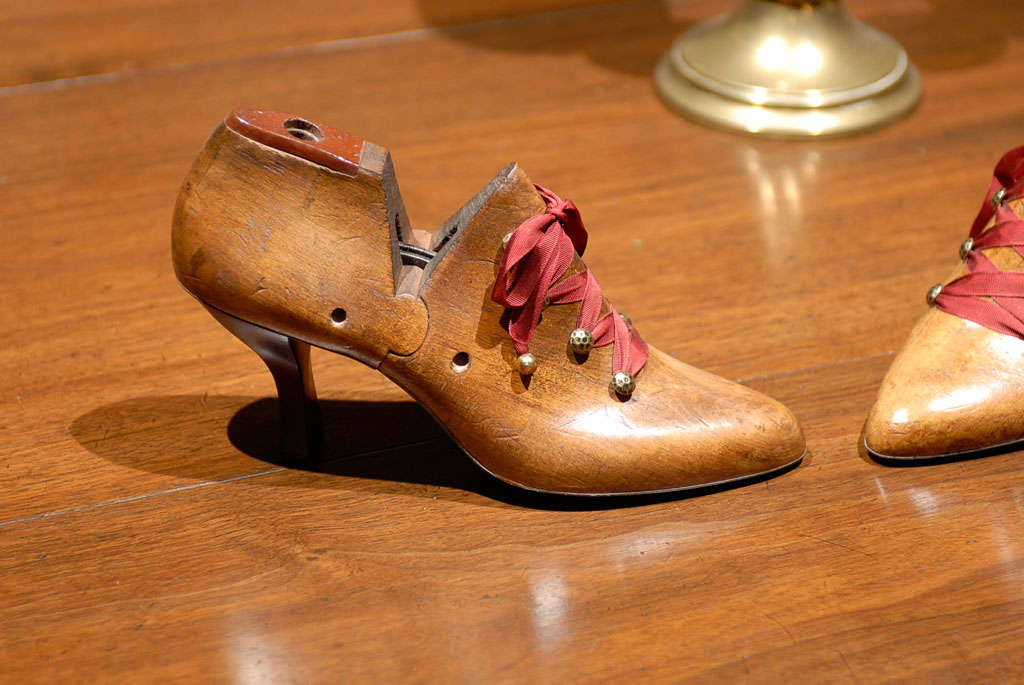 Turn of the Century Pair of English Shoe lasts at 1stDibs