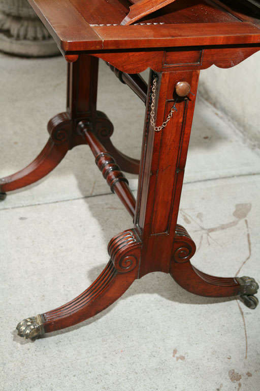 Regency Period Metamorphic Writing /Book Table For Sale at 1stDibs