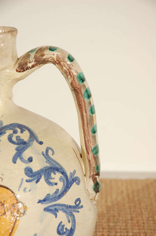 Spanish Colonial style pottery terra-cotta jug at 1stDibs
