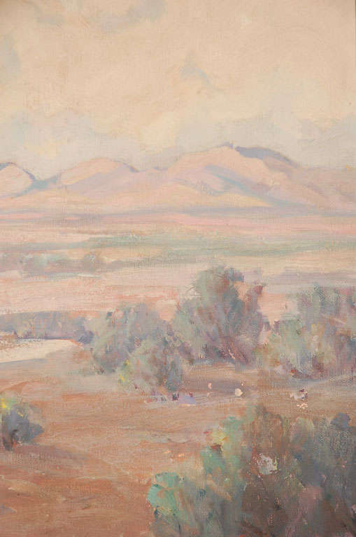 Harvey Coleman, Oil on Canvas, Desert Landscape at 1stDibs