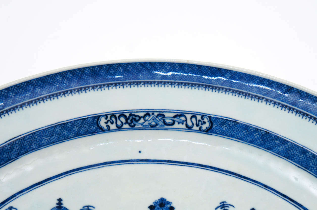 Large Chinese Export Porcelain Platter - Nanking Pattern, c. 1790 at ...