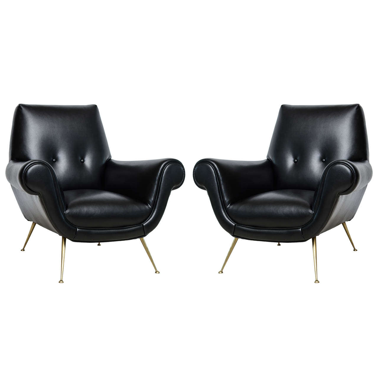 Pair of DIX Lounge Chairs by Rodolfo Dordoni for Minotti For Sale at ...