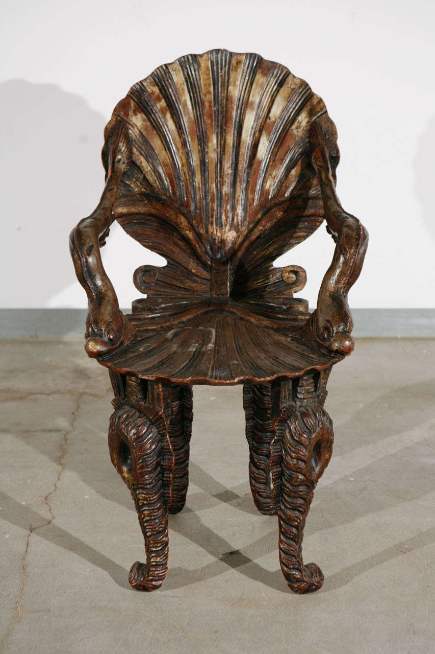 Grotto Chair at 1stDibs | grotto chairs, grotto furniture, venetian ...