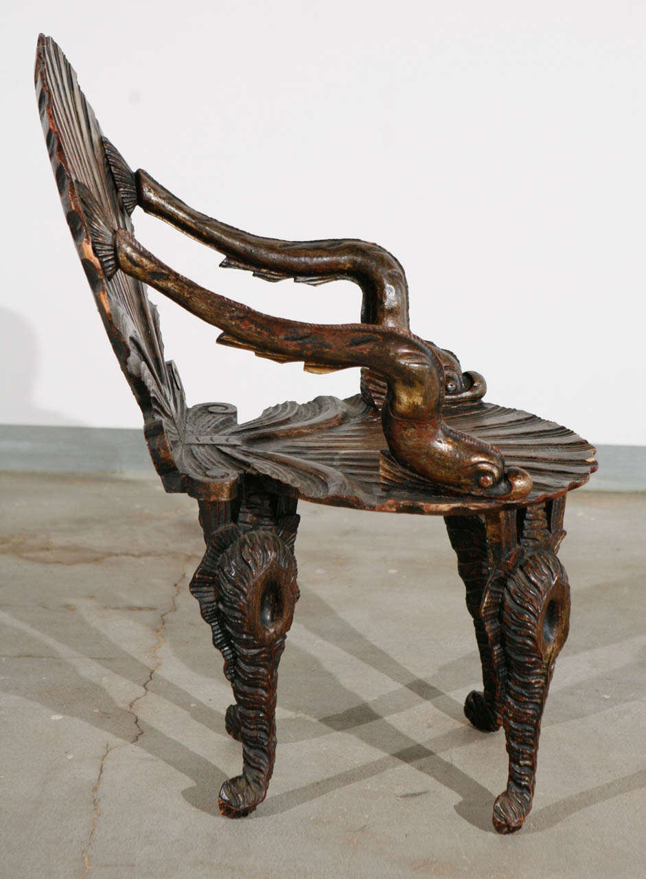 Grotto Chair at 1stDibs | grotto chairs, grotto furniture, venetian ...